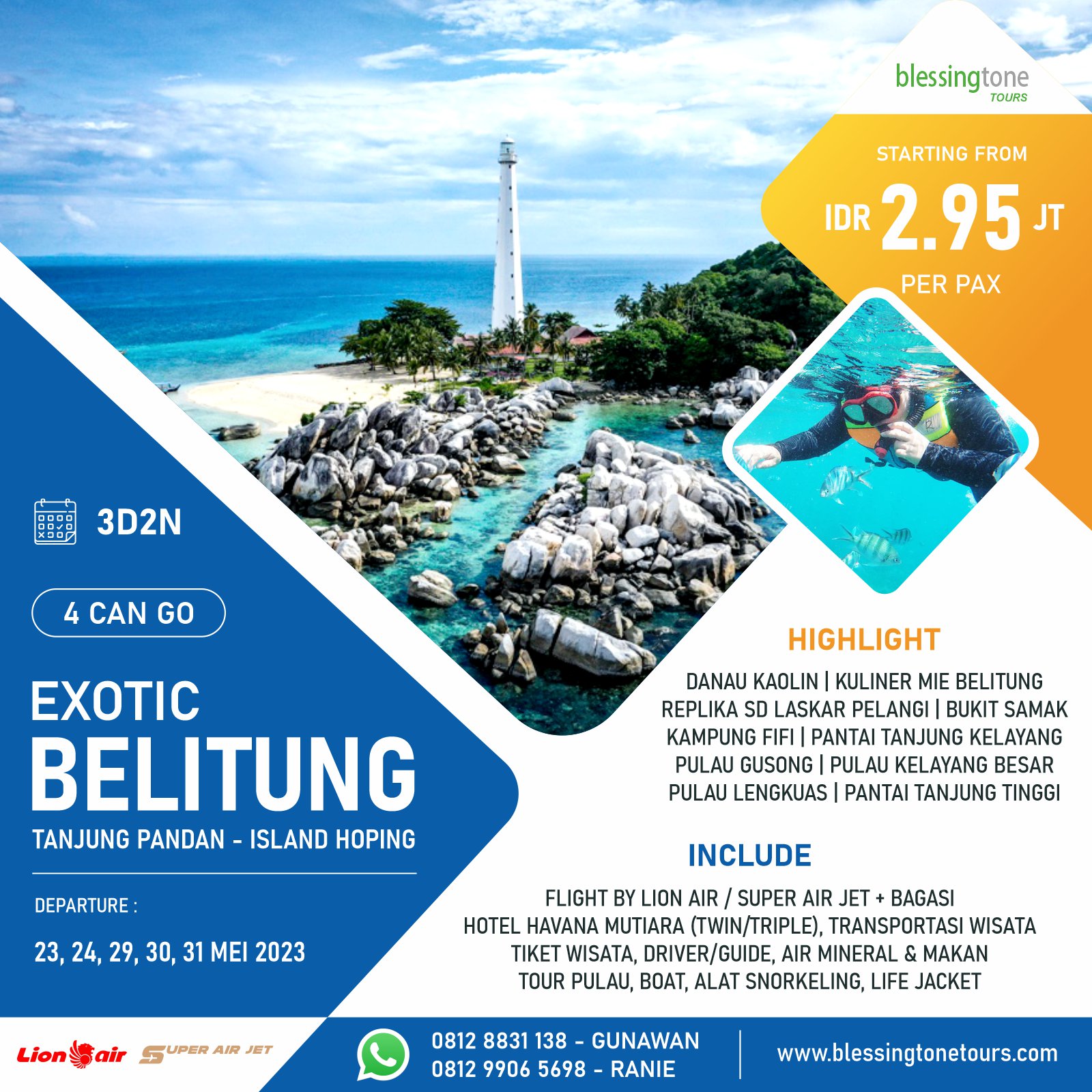 Domestik - Paket Tour, Wisata & Liburan Murah Luar Negeri 2023